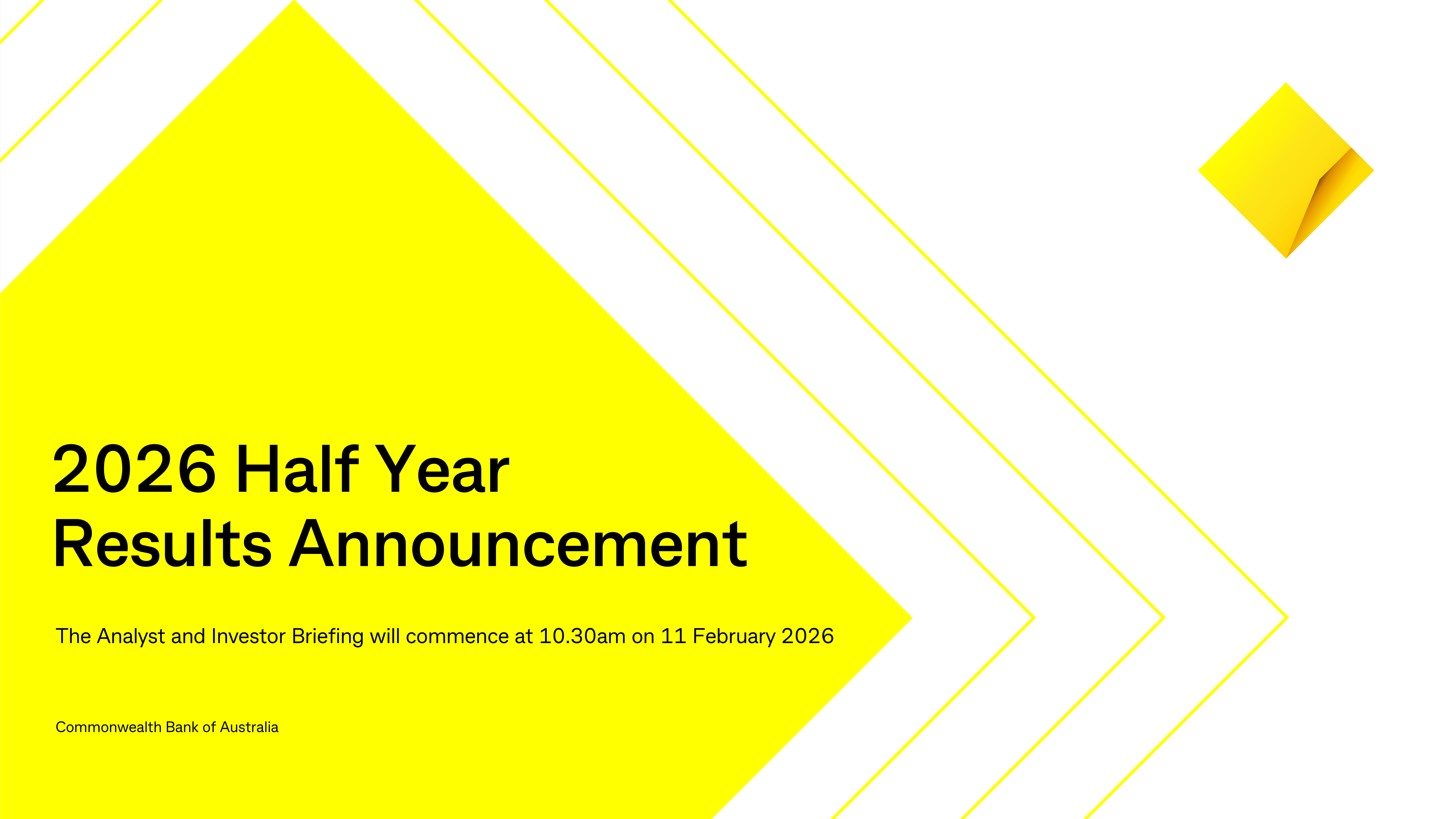 Analyst and Investor Briefing